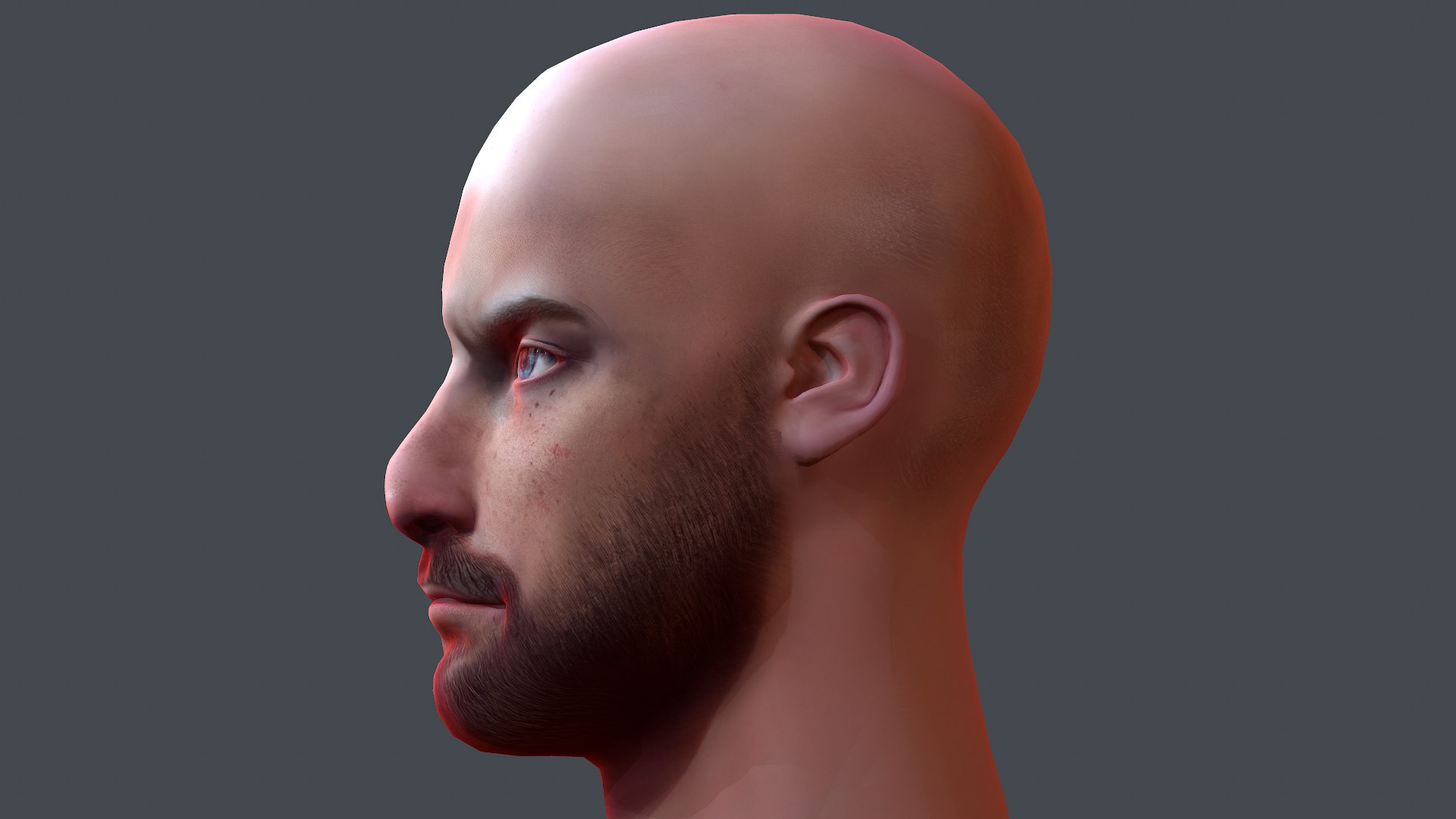 Male Head Realistic Perfect Head Low-poly Model - TurboSquid 1957161