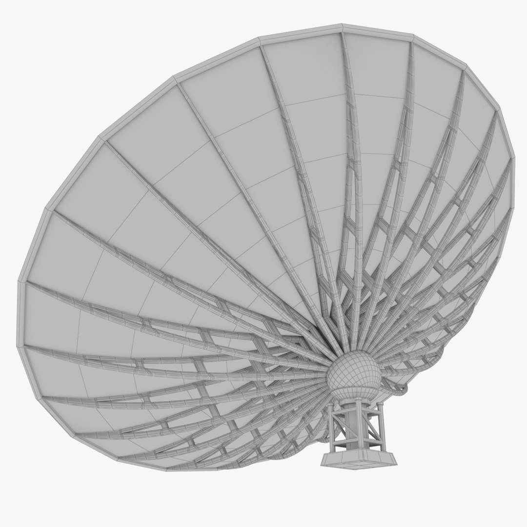 3D Satellite Dish Model - TurboSquid 1202530