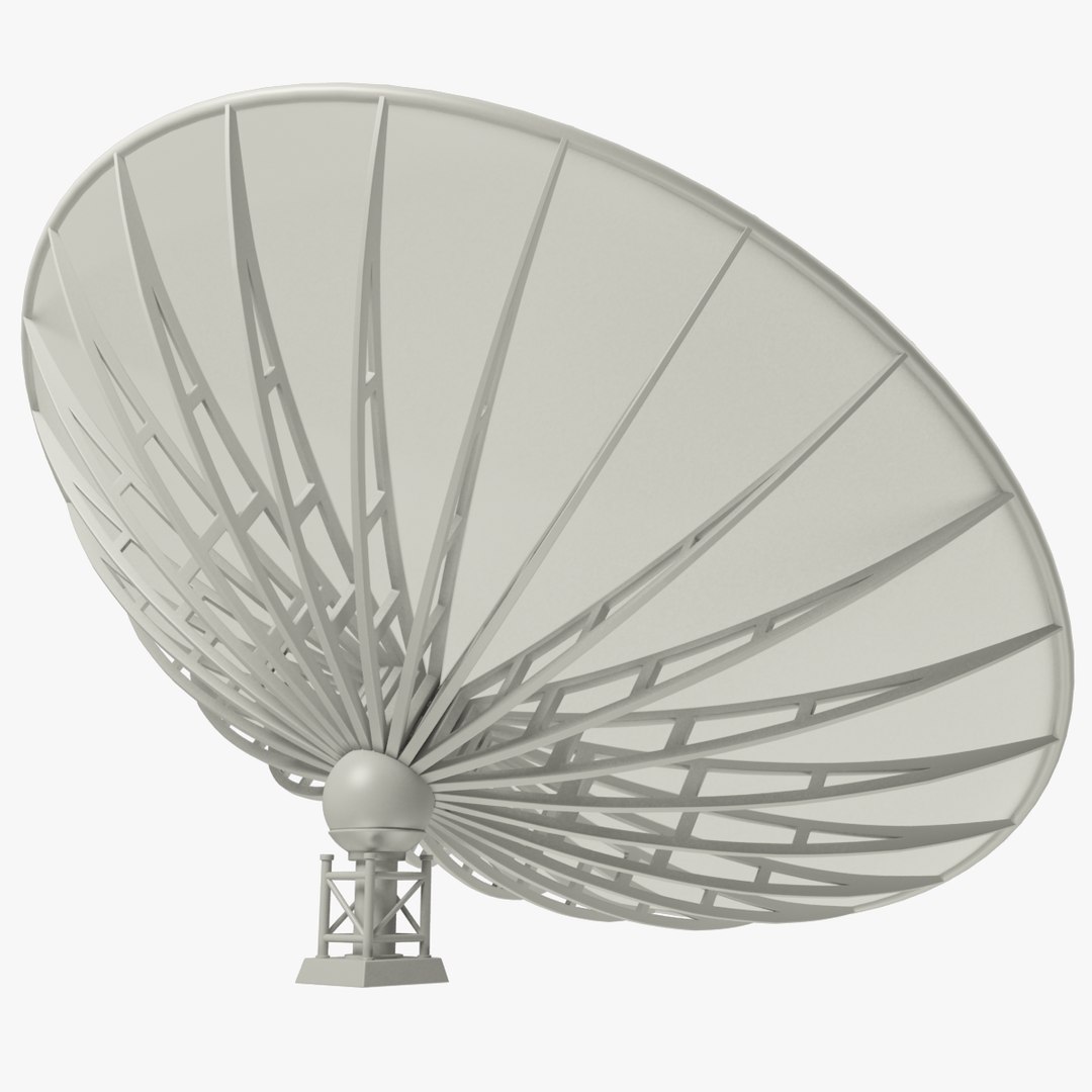 3D Satellite Dish Model - TurboSquid 1202530