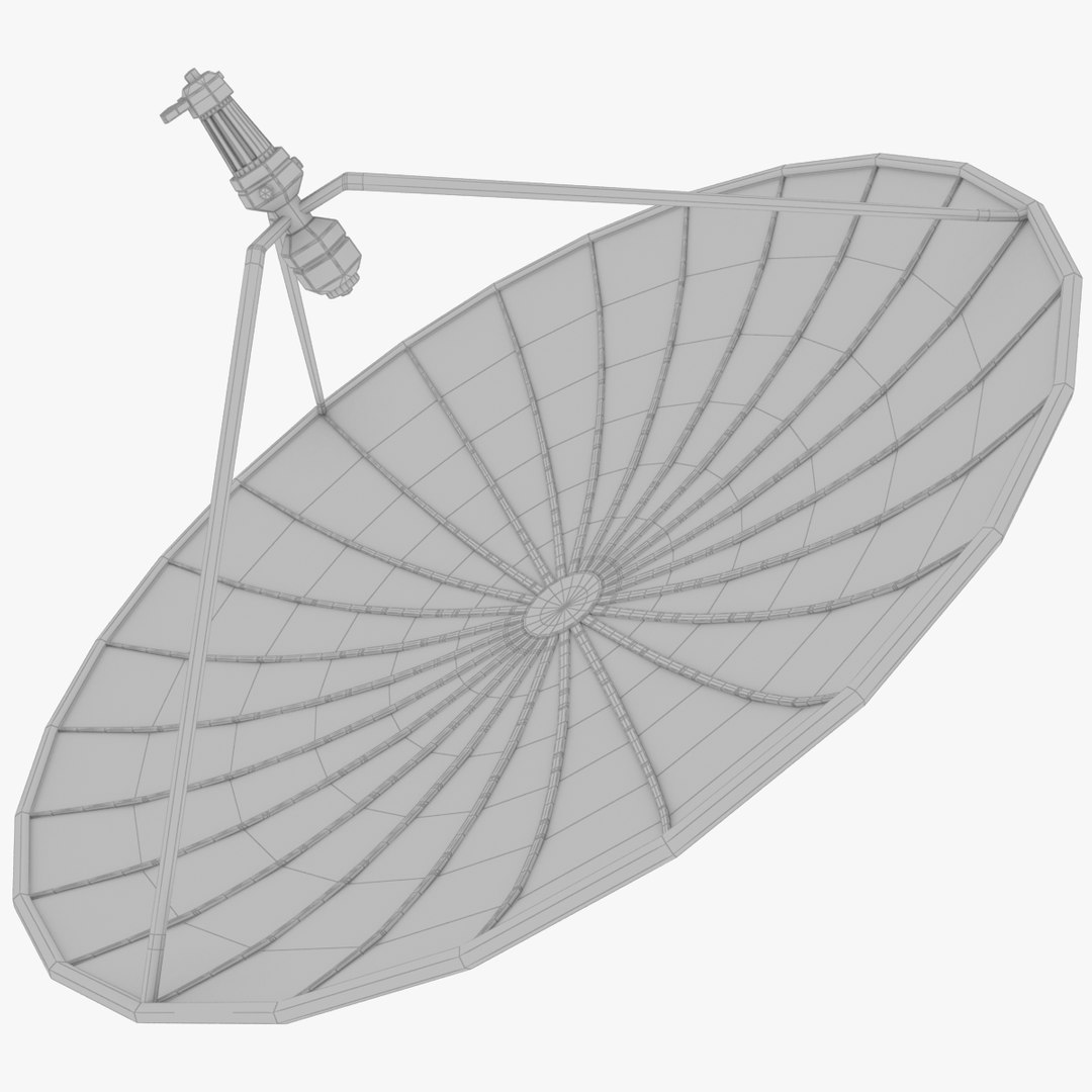 3D Satellite Dish Model - TurboSquid 1202530