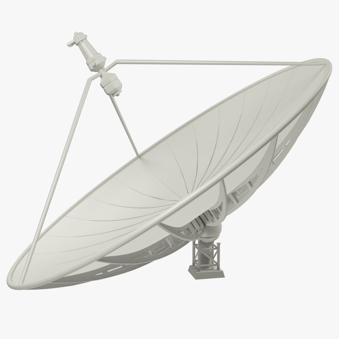 3D Satellite Dish Model - TurboSquid 1202530