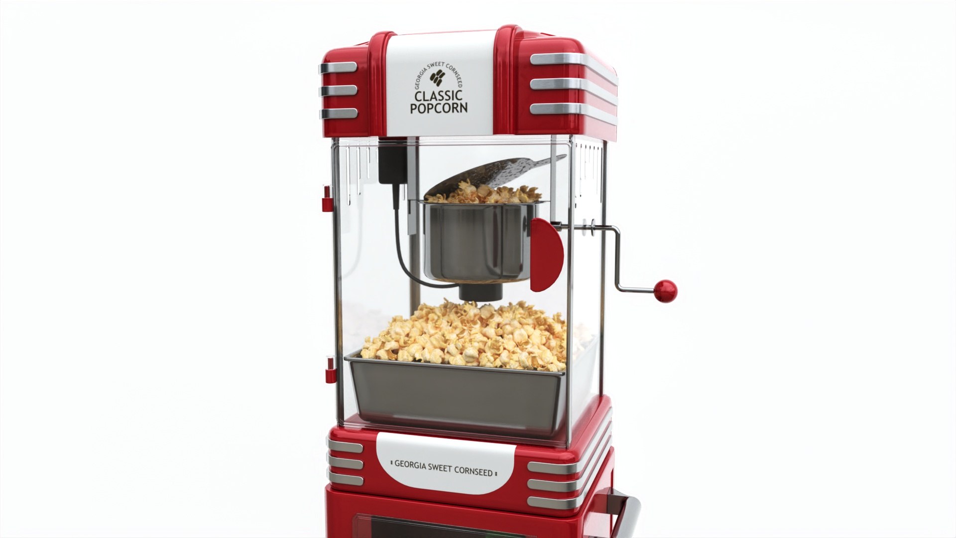 Popcorn Vintage Cart On Wheels With Shelf 3D Model - TurboSquid 2226108