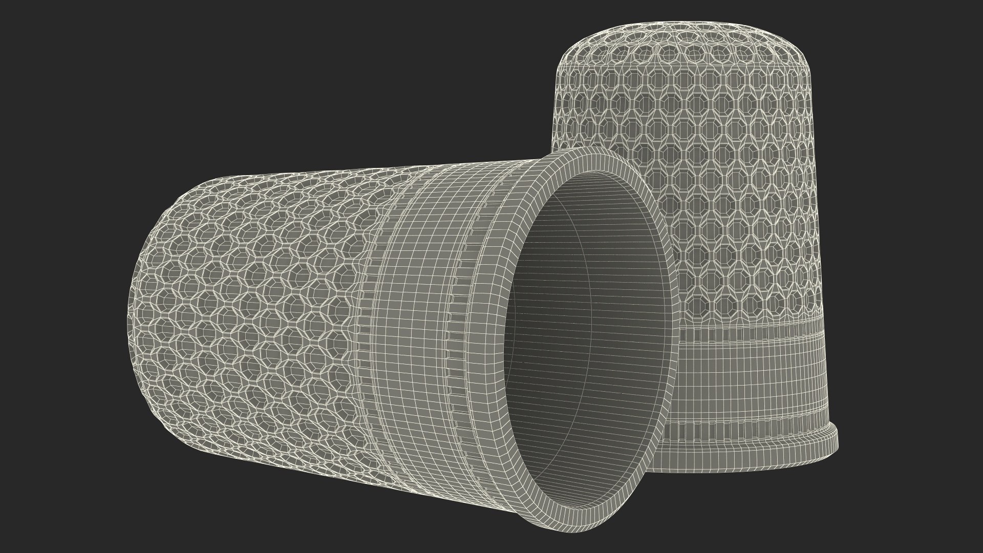 Sewing Thimble 3D Model - TurboSquid 2152621