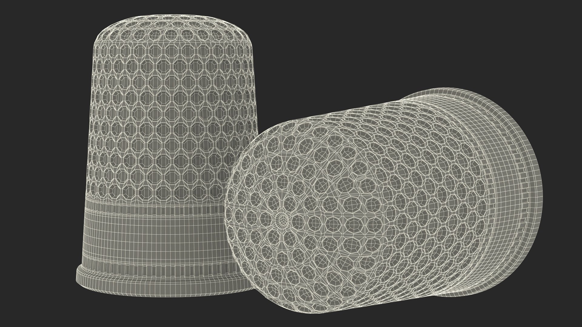 Sewing Thimble 3D Model - TurboSquid 2152621