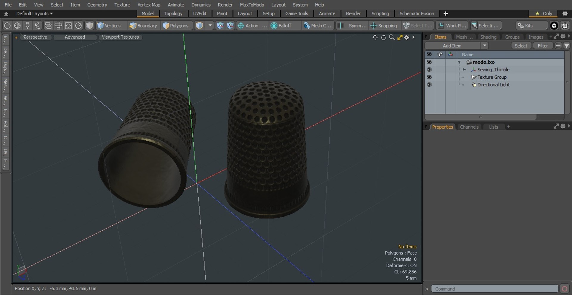 Sewing Thimble 3D Model - TurboSquid 2152621