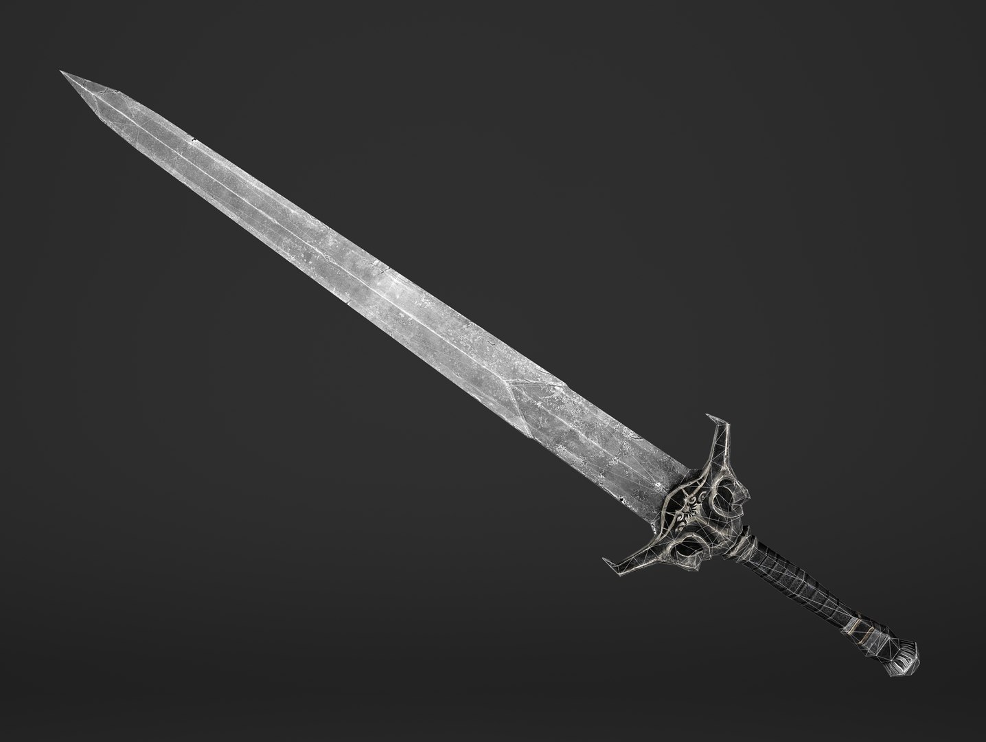 Steel Sword Model - TurboSquid 1436528