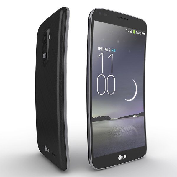 3ds max curved smartphone lg g
