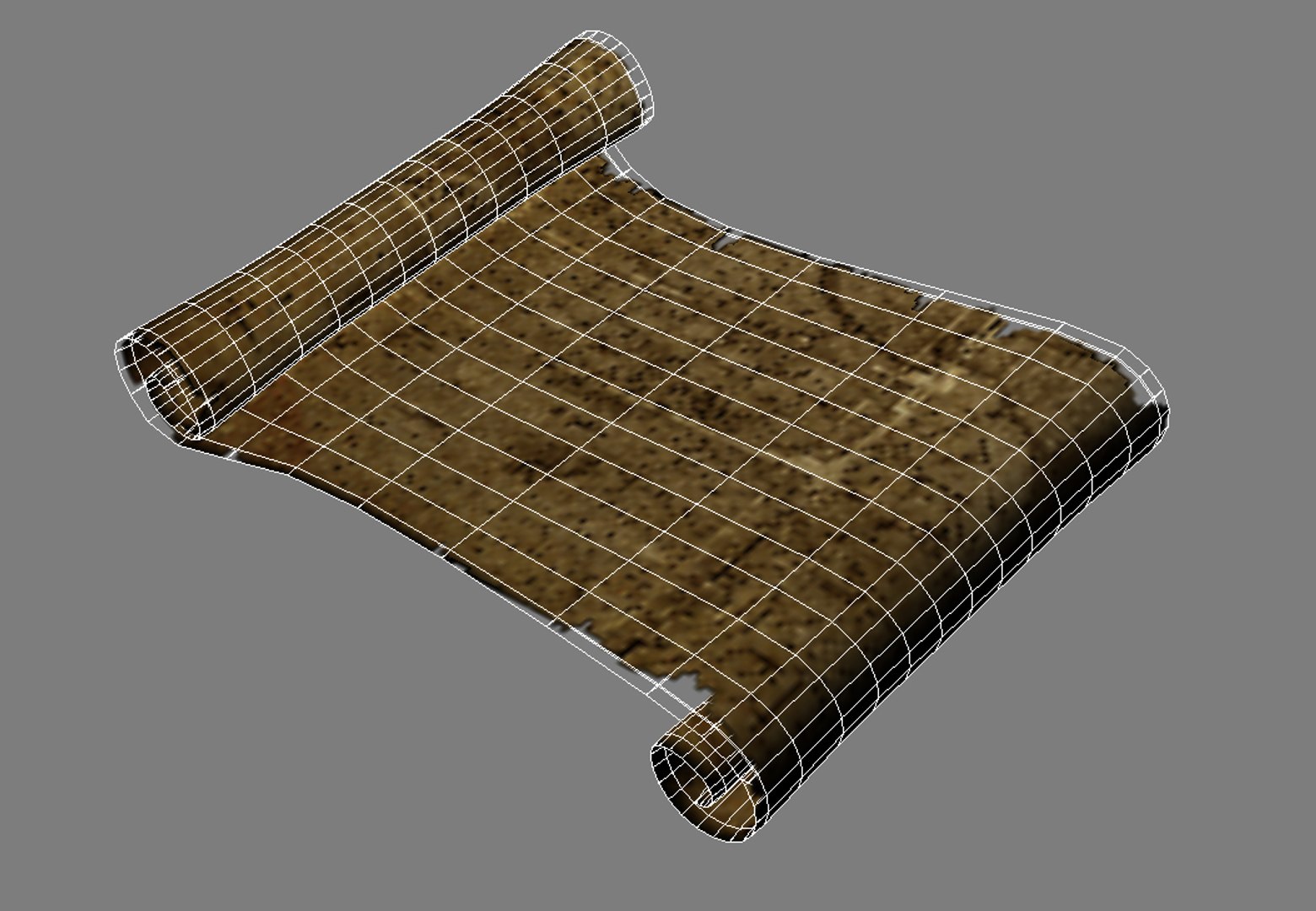 3d Model Old Paper