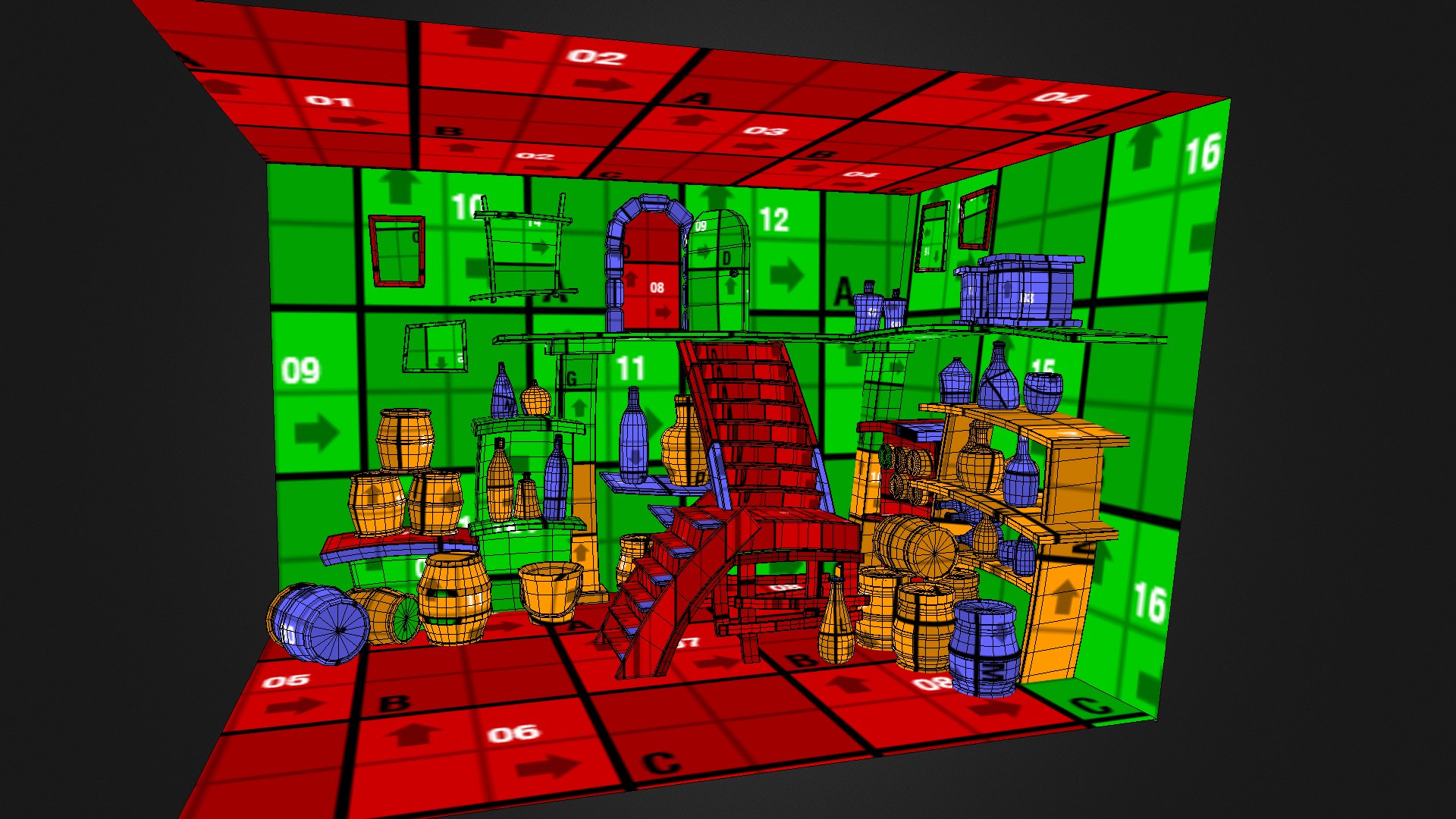 Cartoon Zoom Basement DM 3D Model - TurboSquid 2136641