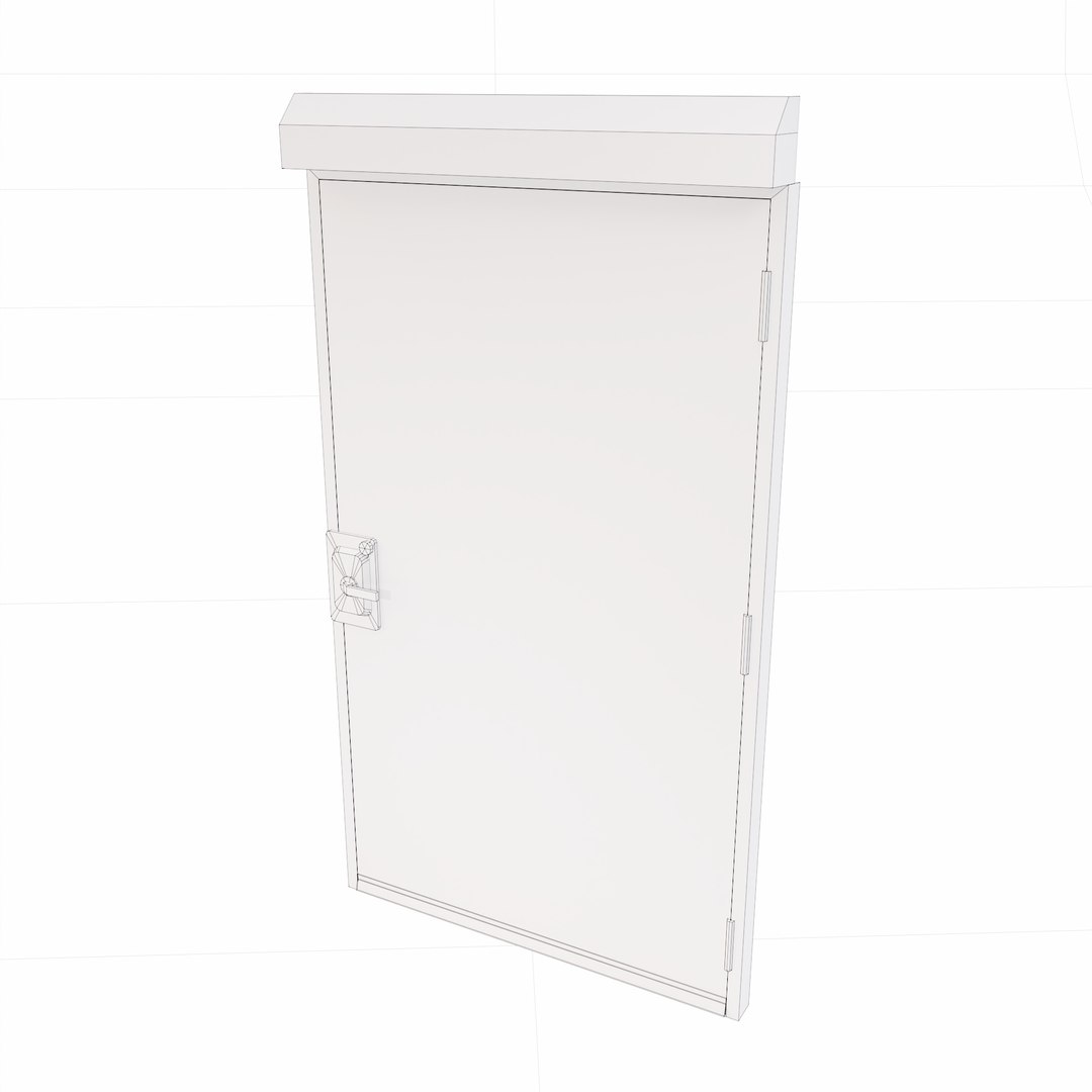 3D Rear Door Lowpoly 3d Model - TurboSquid 2405738