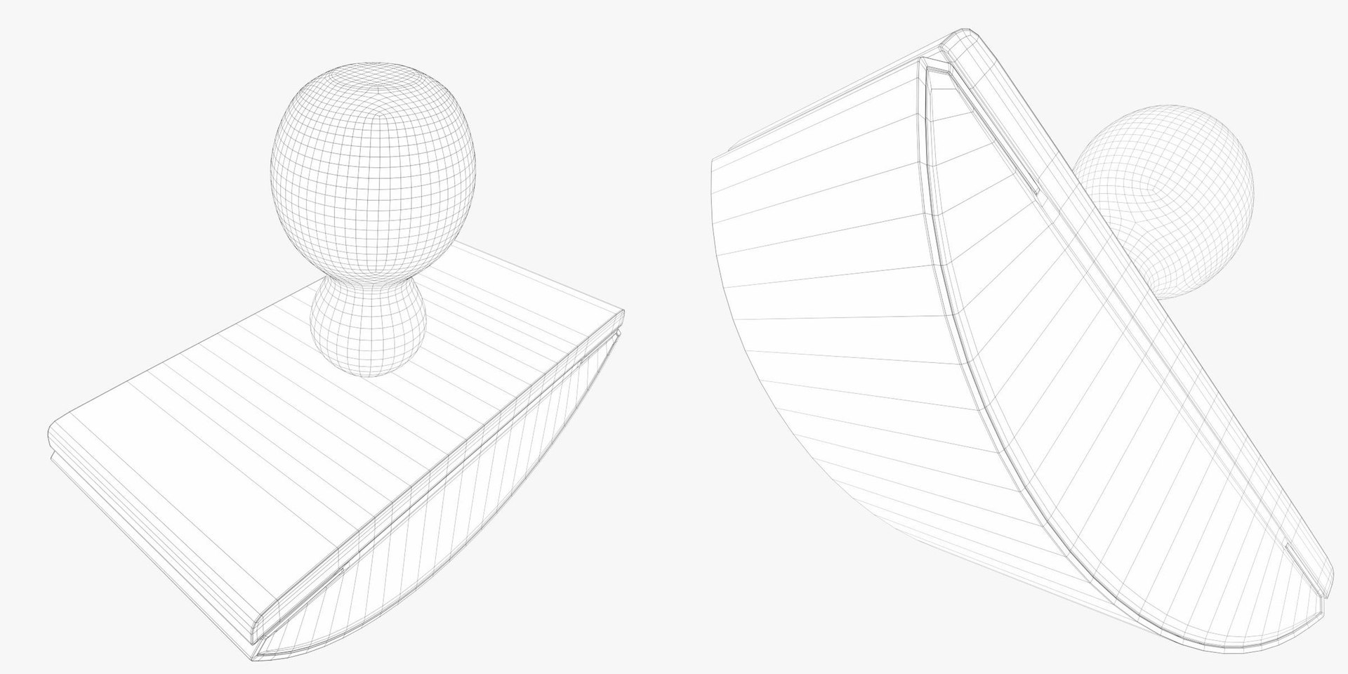 Rocker Blotter 3D - TurboSquid 2199326