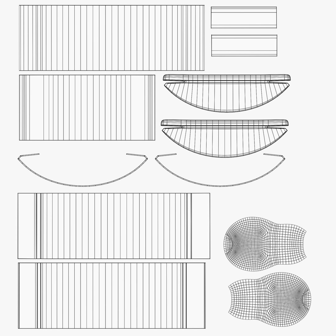 Rocker Blotter 3D - TurboSquid 2199326