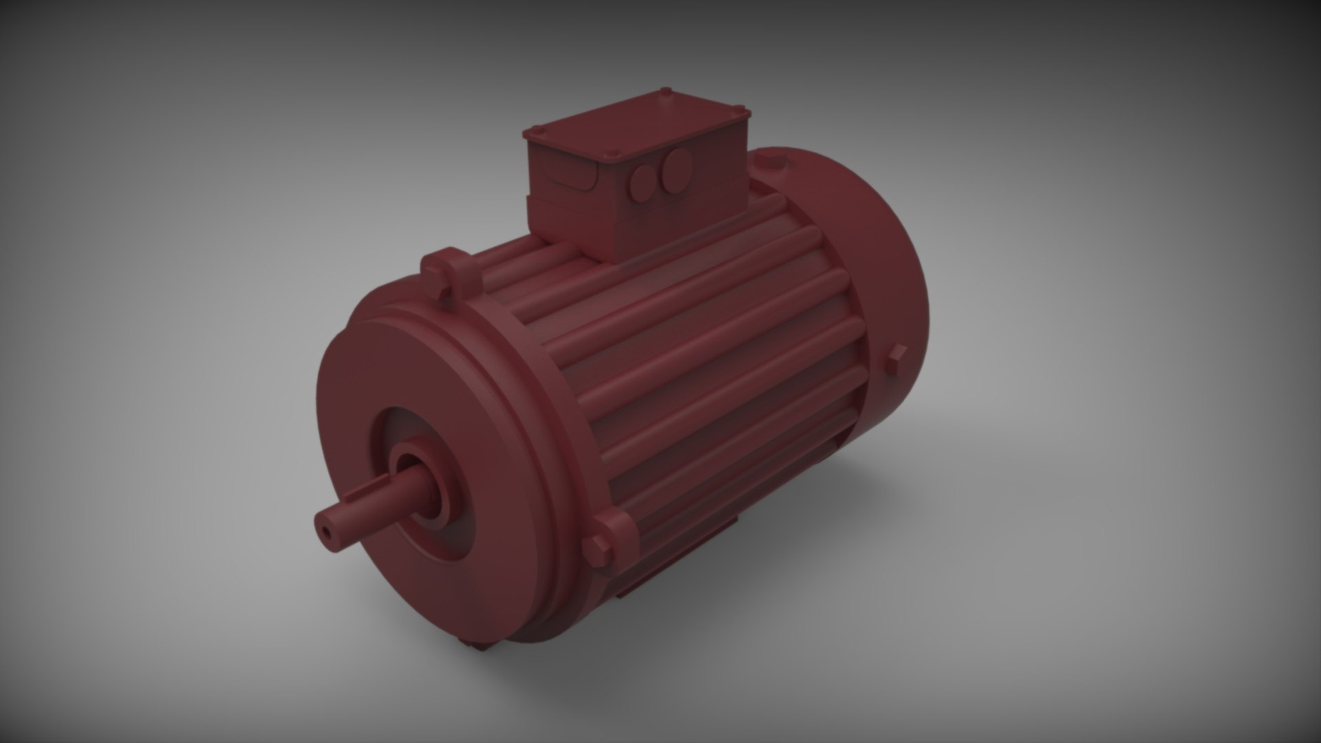electric motor 3d model