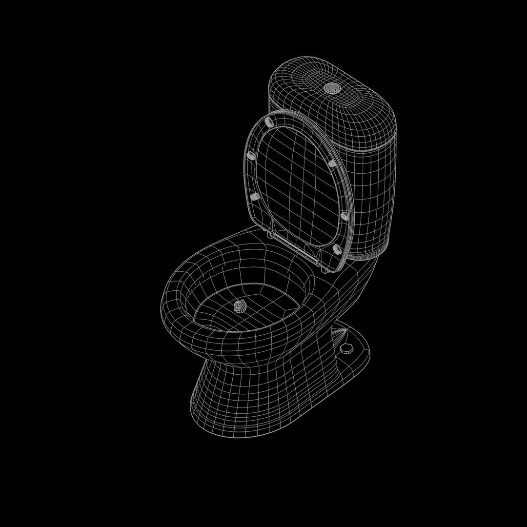 3D Simple Toilet - TurboSquid 2203414