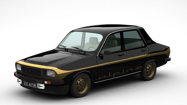 3D модель Рено 12 Альпийский - TurboSquid 2011009