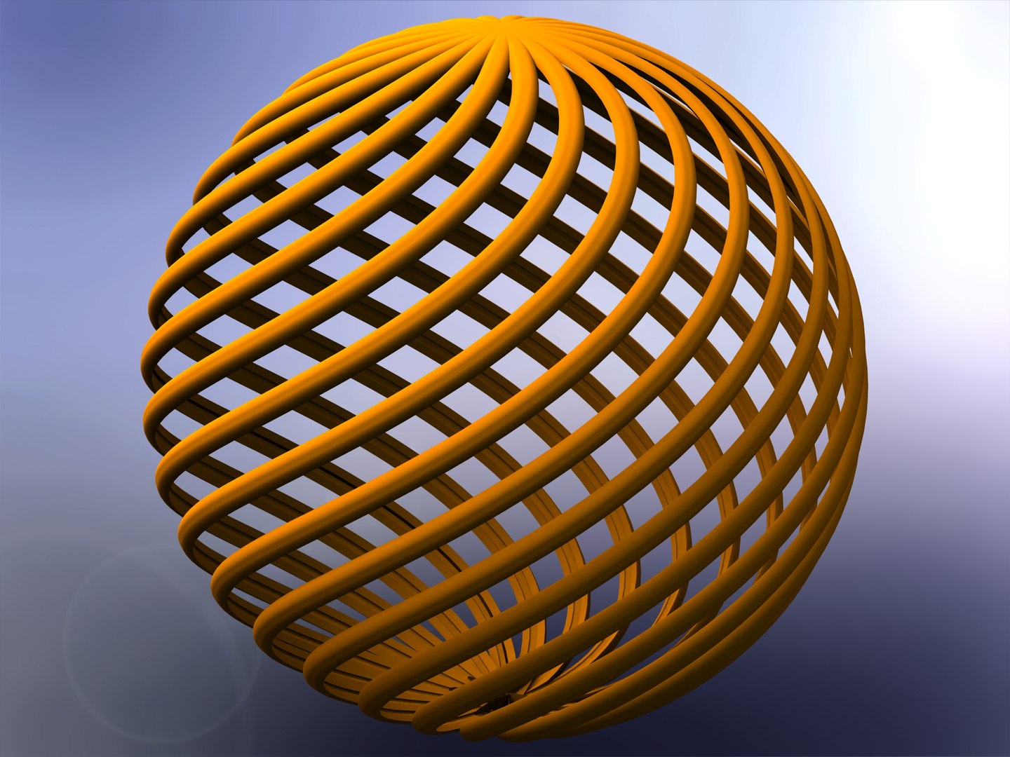 Wireframe Shape Geometric Twisted Sphere 3D - TurboSquid 2176008