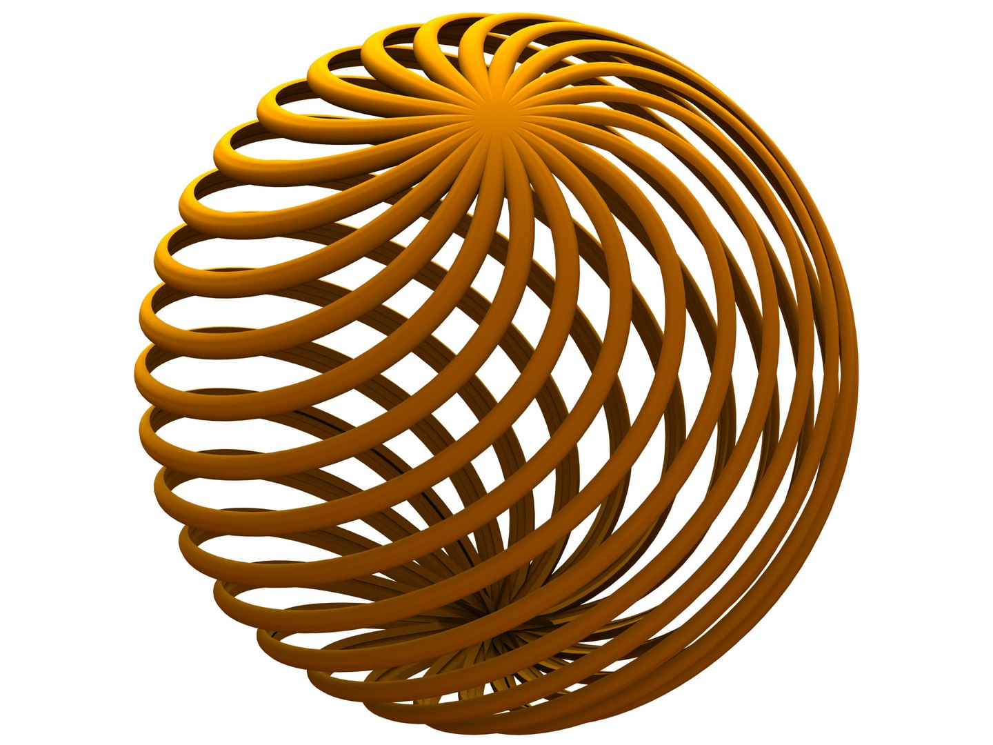 Wireframe Shape Geometric Twisted Sphere 3D - TurboSquid 2176008