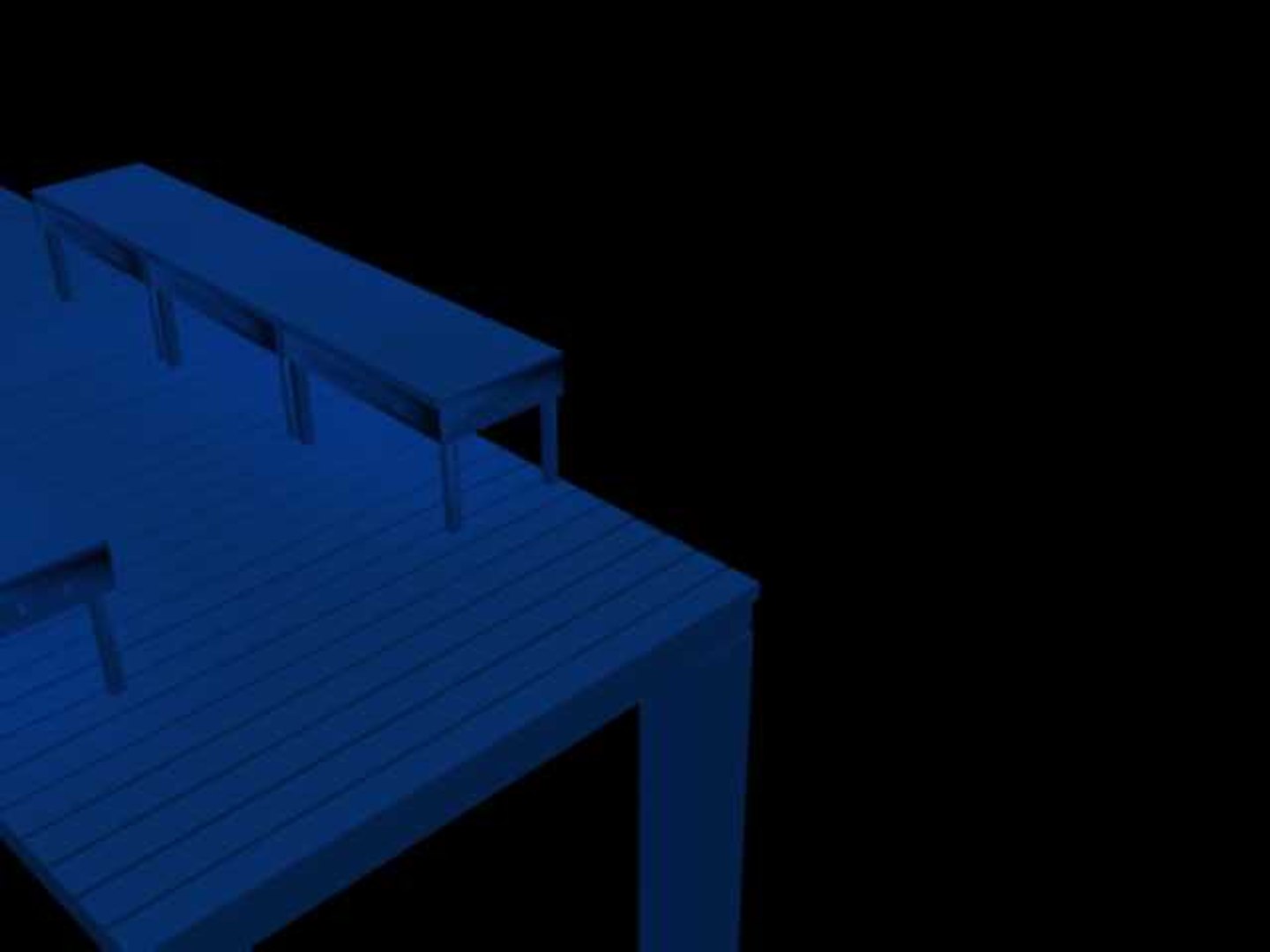 Simple Pier 3d Max