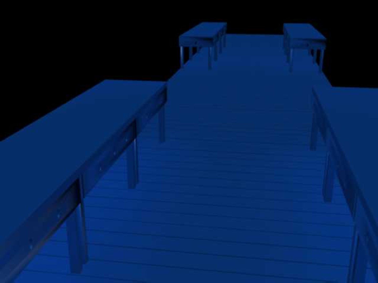 Simple Pier 3d Max