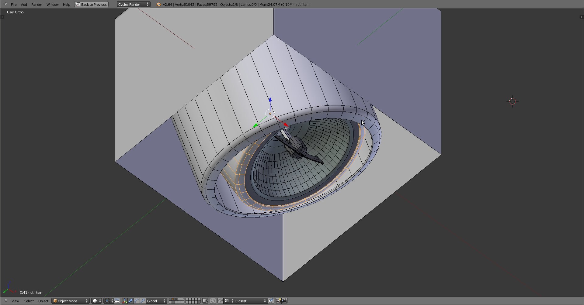 Spot Downlight Lamp 3d Obj