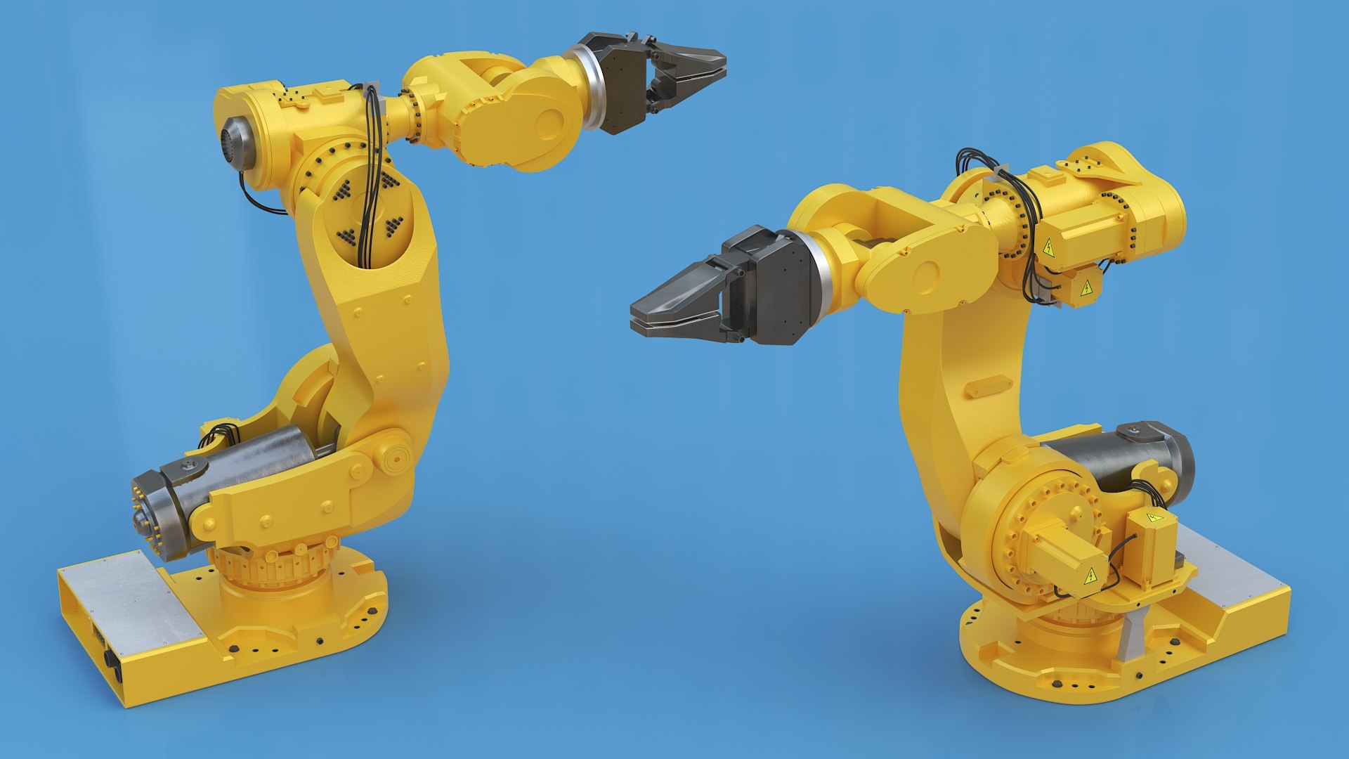 3D Industrial Robot With Gripper - TurboSquid 2385086
