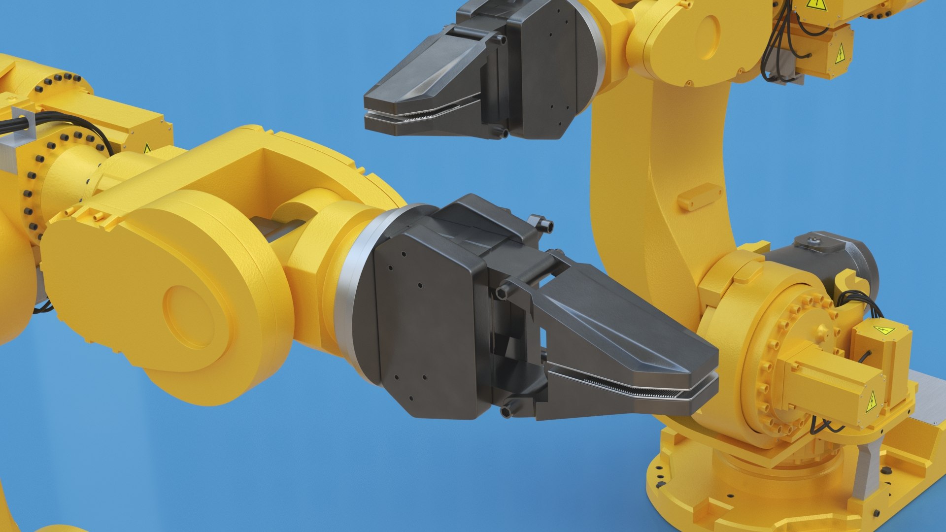 3D Industrial Robot With Gripper - TurboSquid 2385086