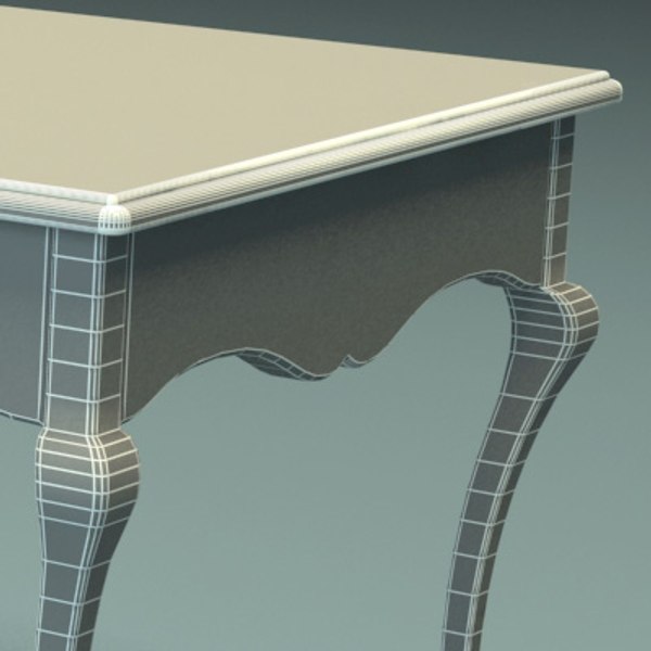 classic table 3d max
