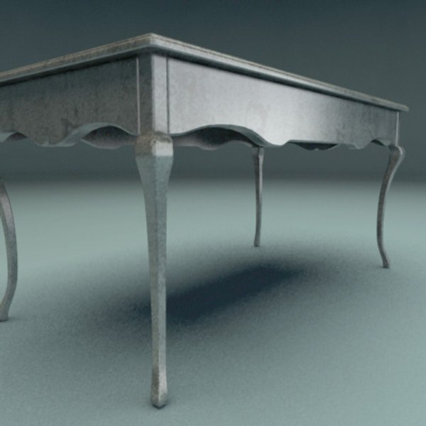 classic table 3d max