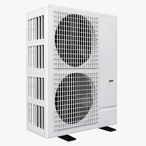 3d model residential heat pump