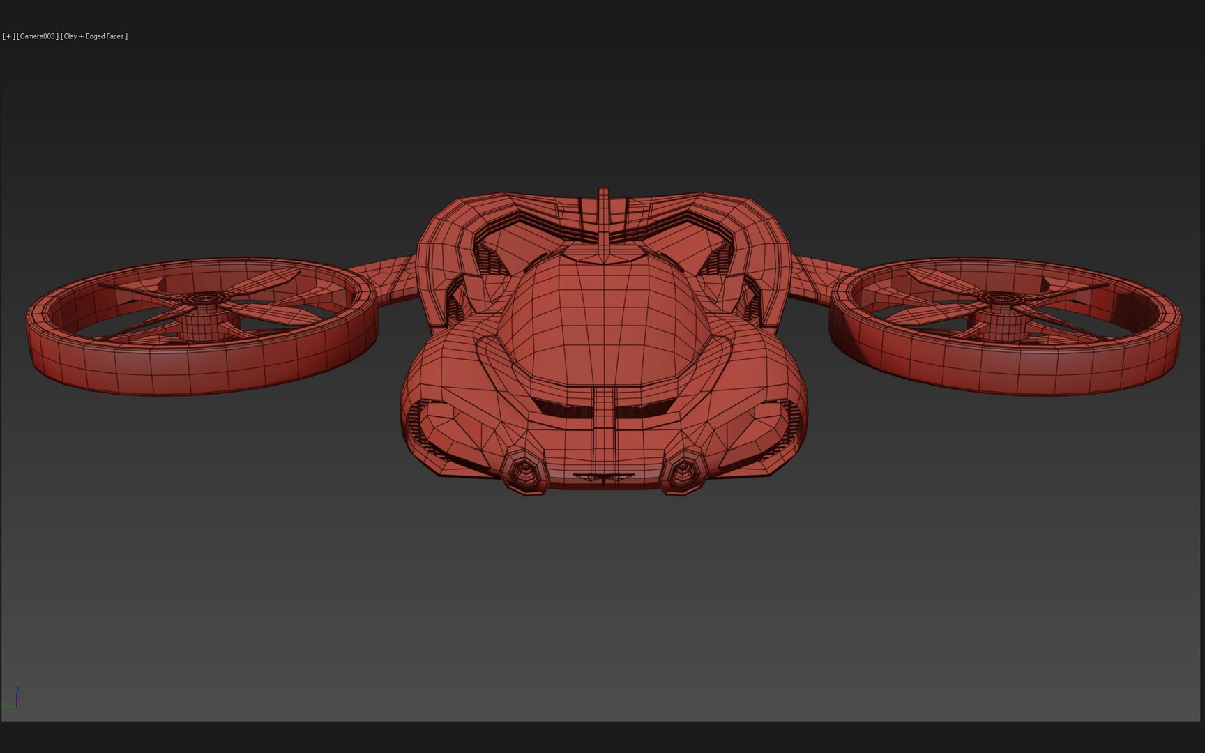 3D model T Copter Car 49 - TurboSquid 1976395