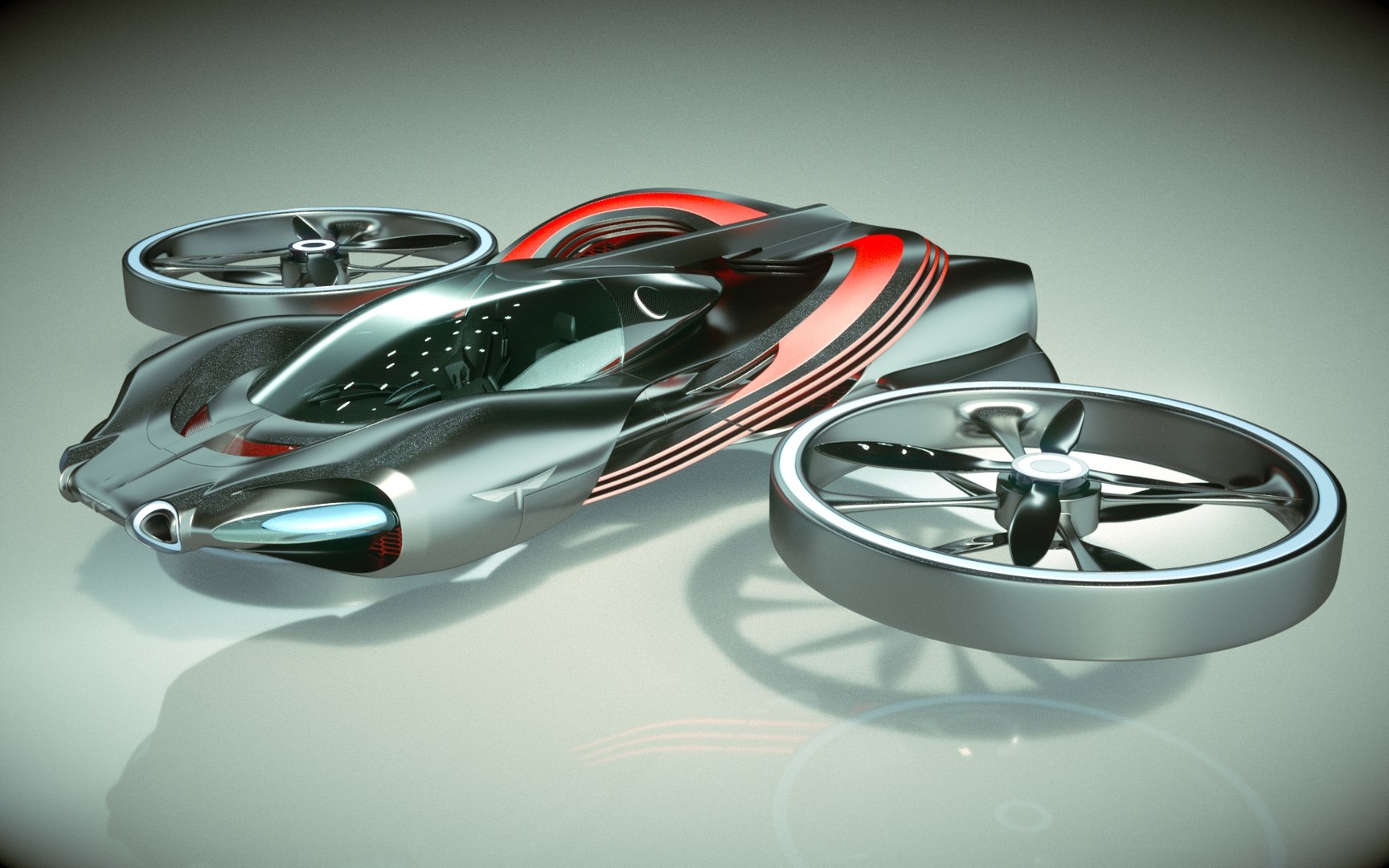 3D model T Copter Car 49 - TurboSquid 1976395