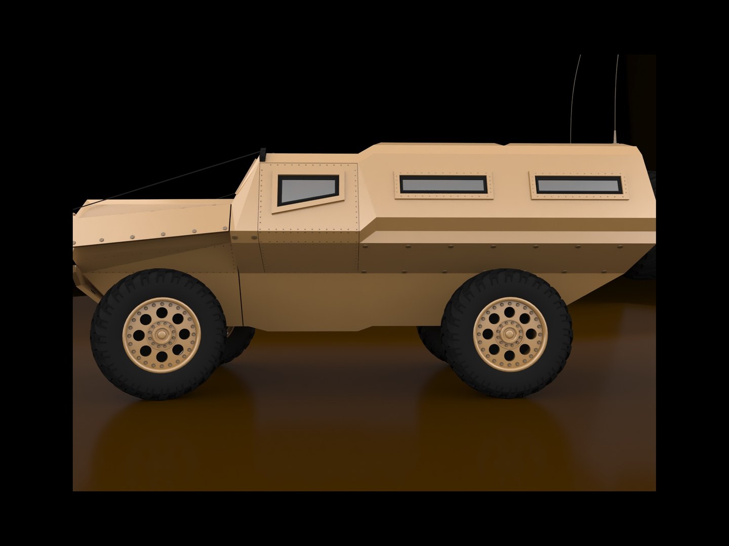 Military vehicle 3D model - TurboSquid 1625488