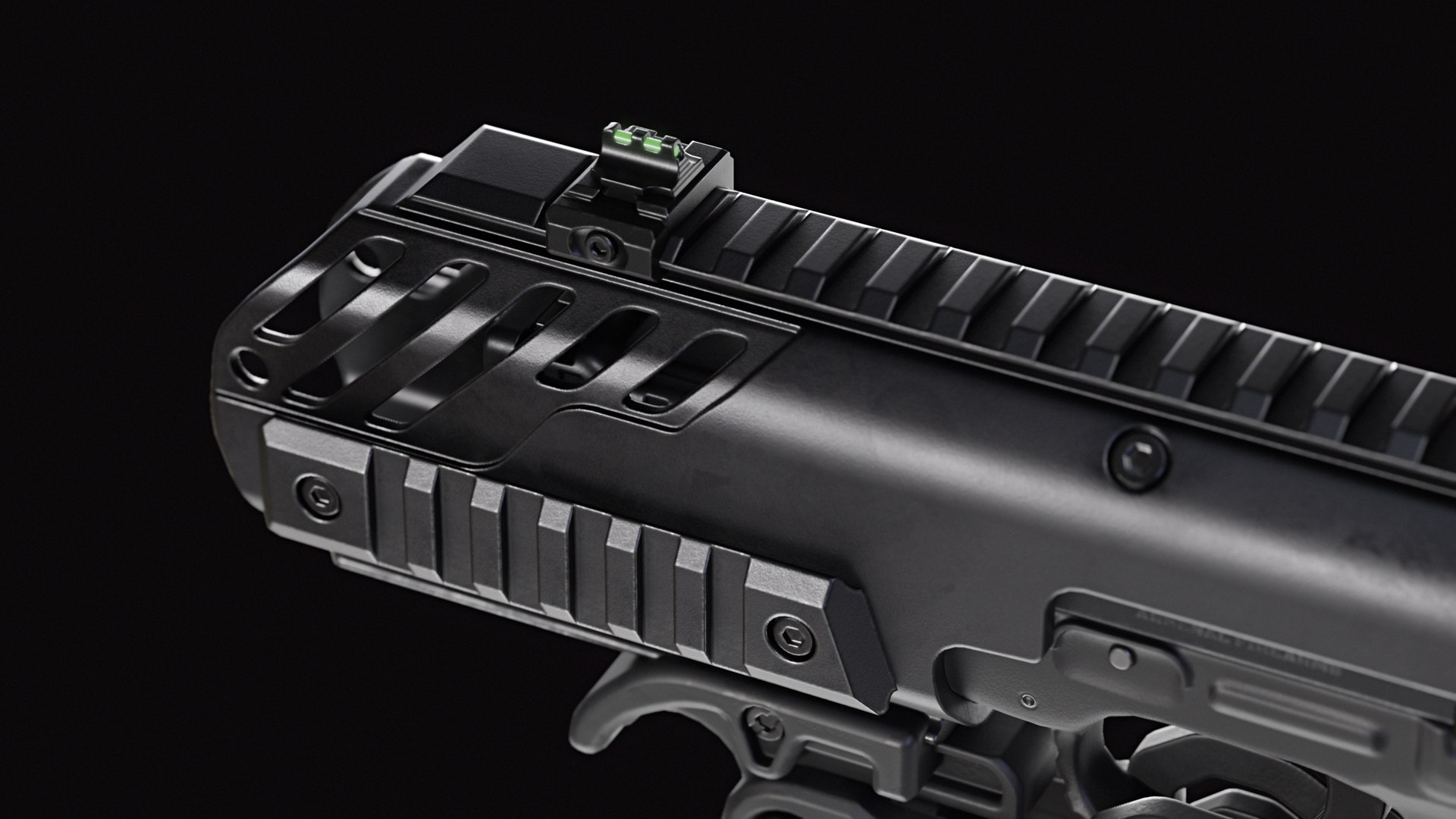 3D Pistol To Carbine Converter With Pistol - TurboSquid 2315256