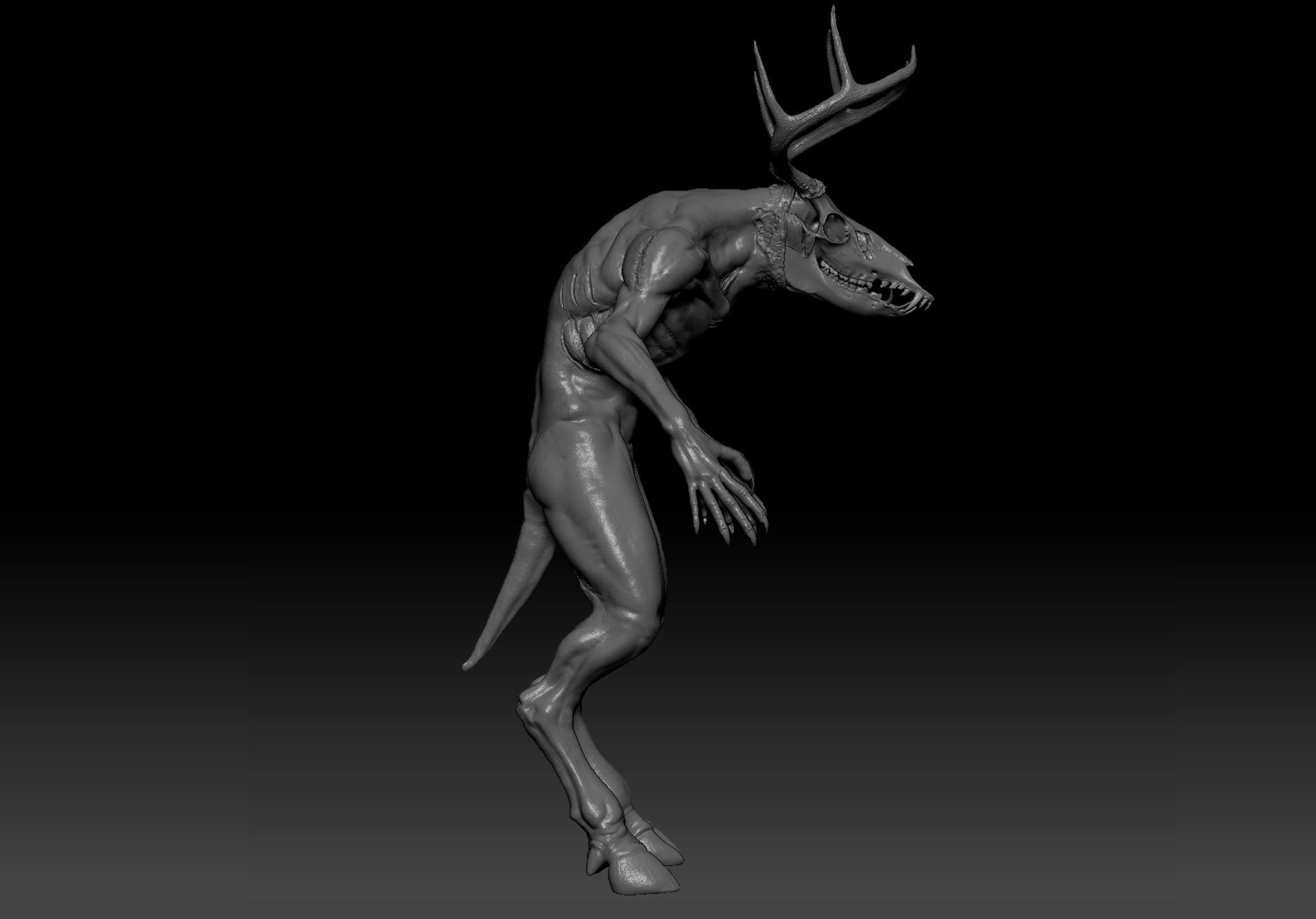 Wendigo Creature Sculpt 3D model - TurboSquid 1819097
