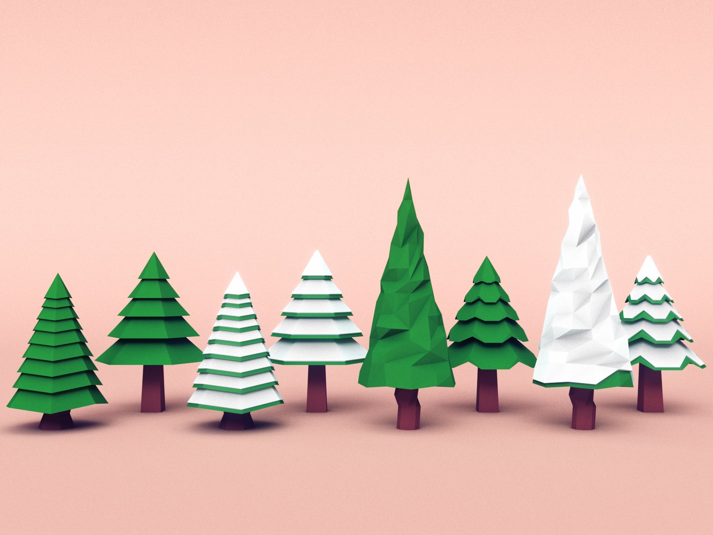 3D Model Set Trees - TurboSquid 1220951