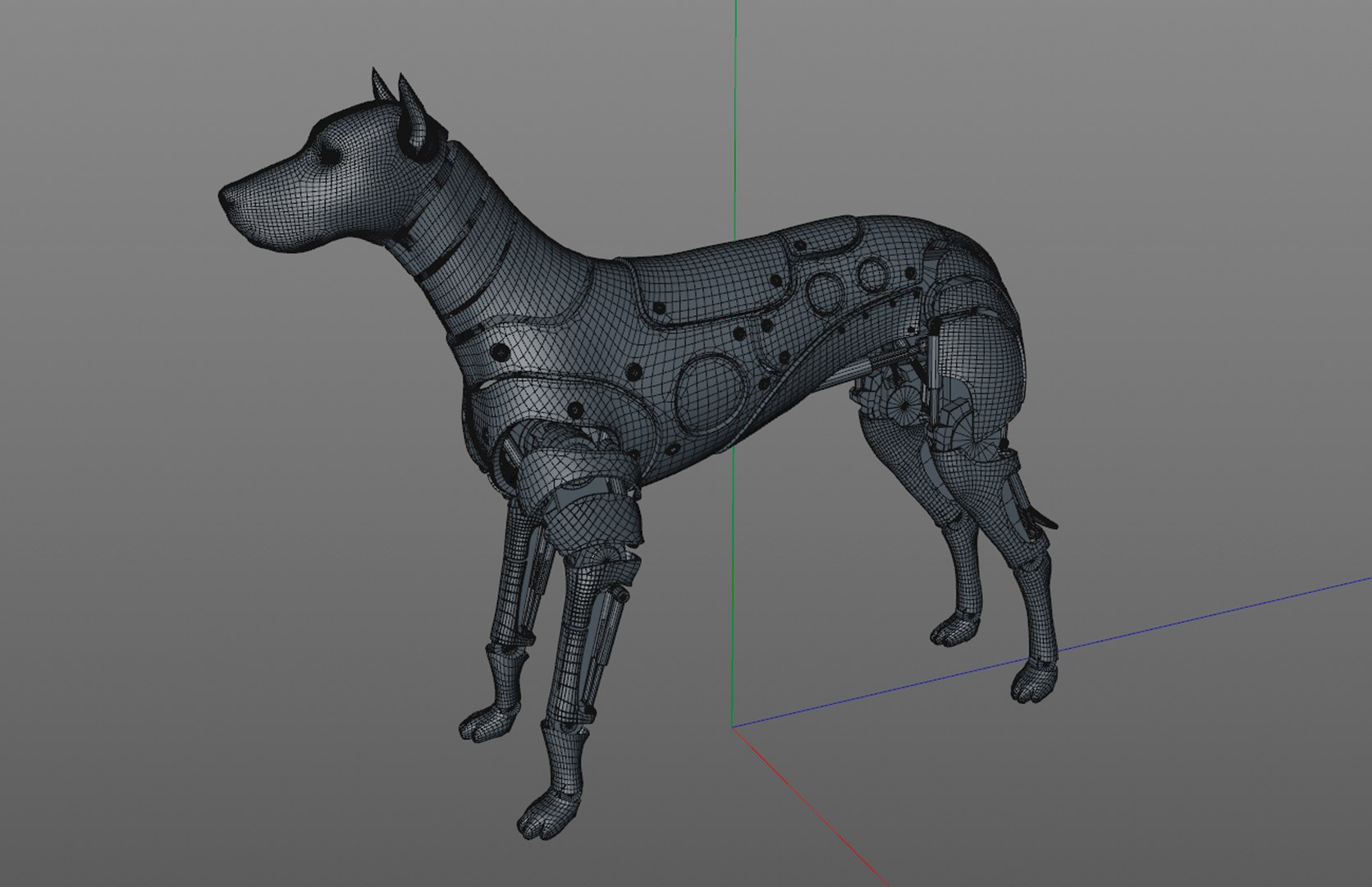 3D Robot Doberman - TurboSquid 1281428