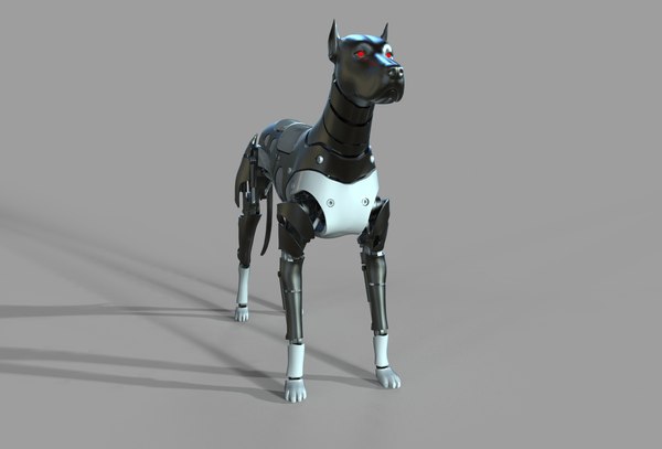 modelo 3d Perro robot doberman - TurboSquid 1281428