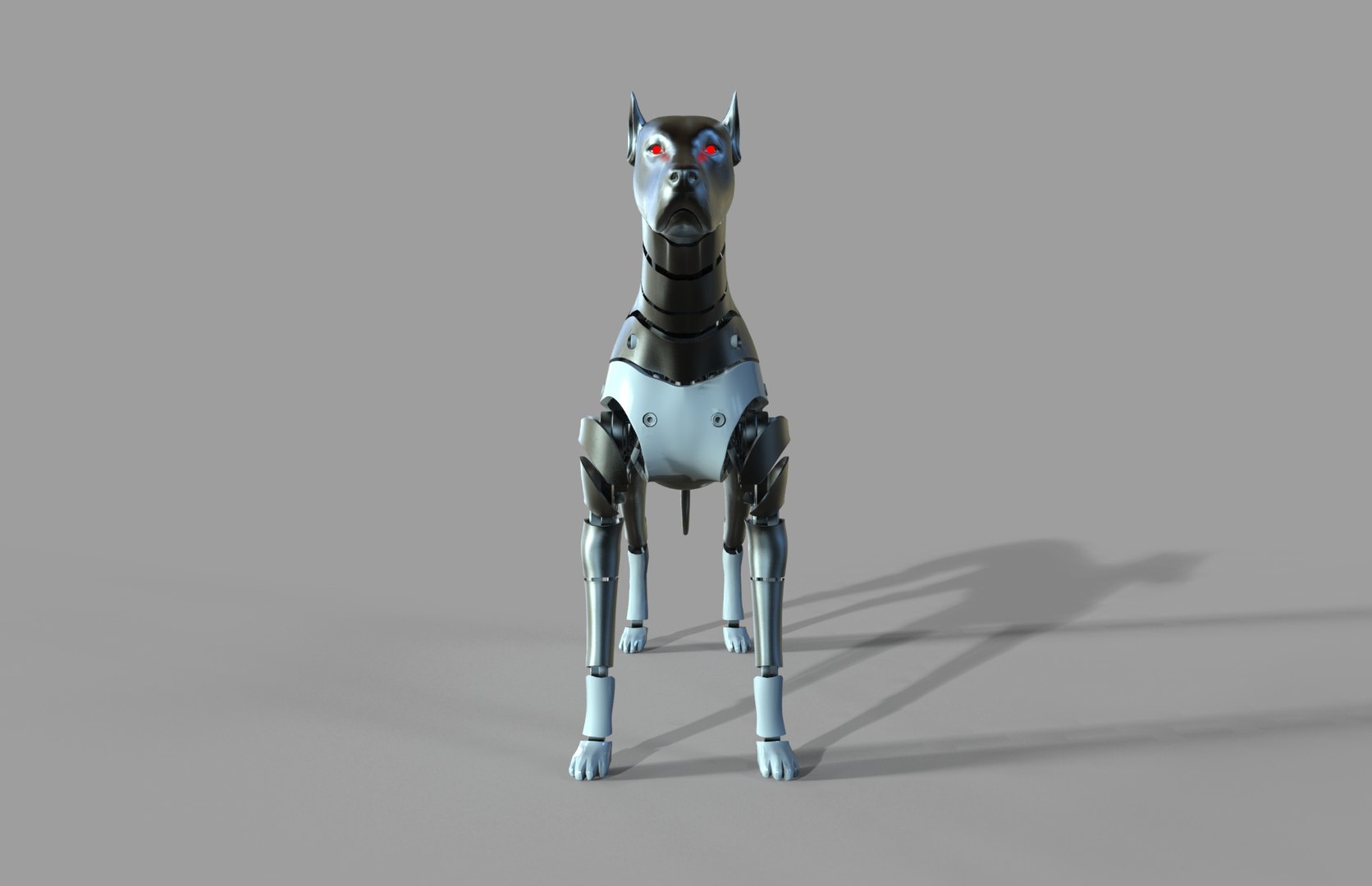 3D Robot Doberman - TurboSquid 1281428