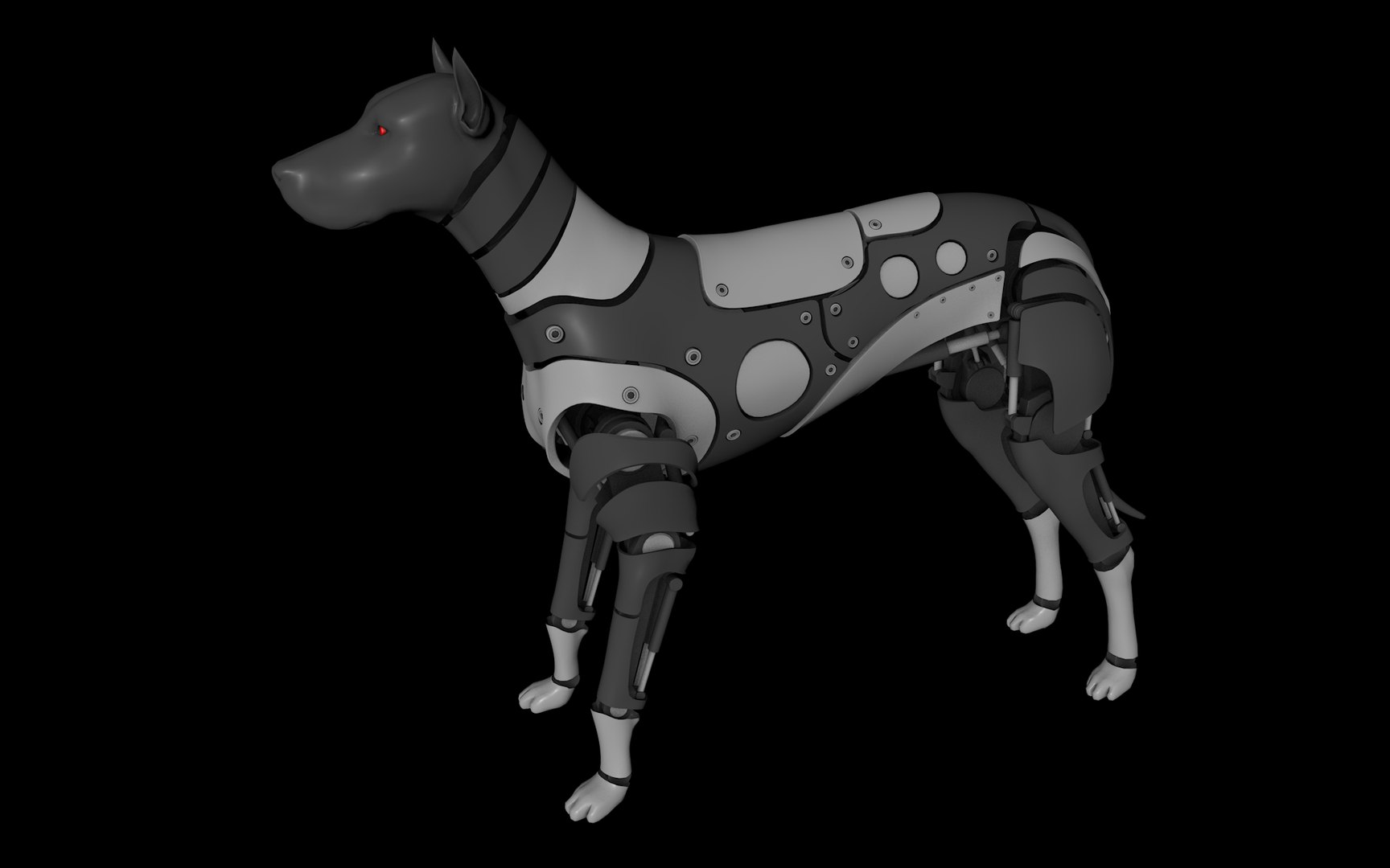 3D Robot Doberman - TurboSquid 1281428