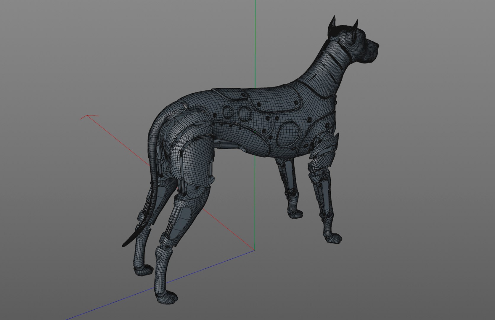 3D Robot Doberman - TurboSquid 1281428