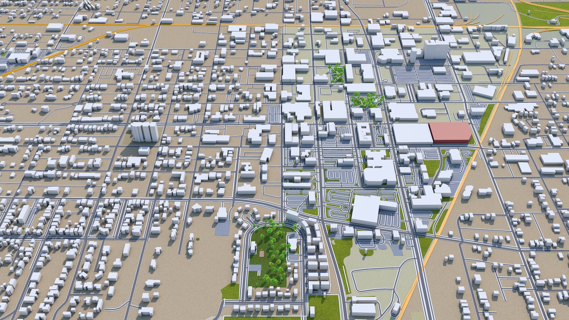 Decatur Illinois USA 3D Model - TurboSquid 1720074