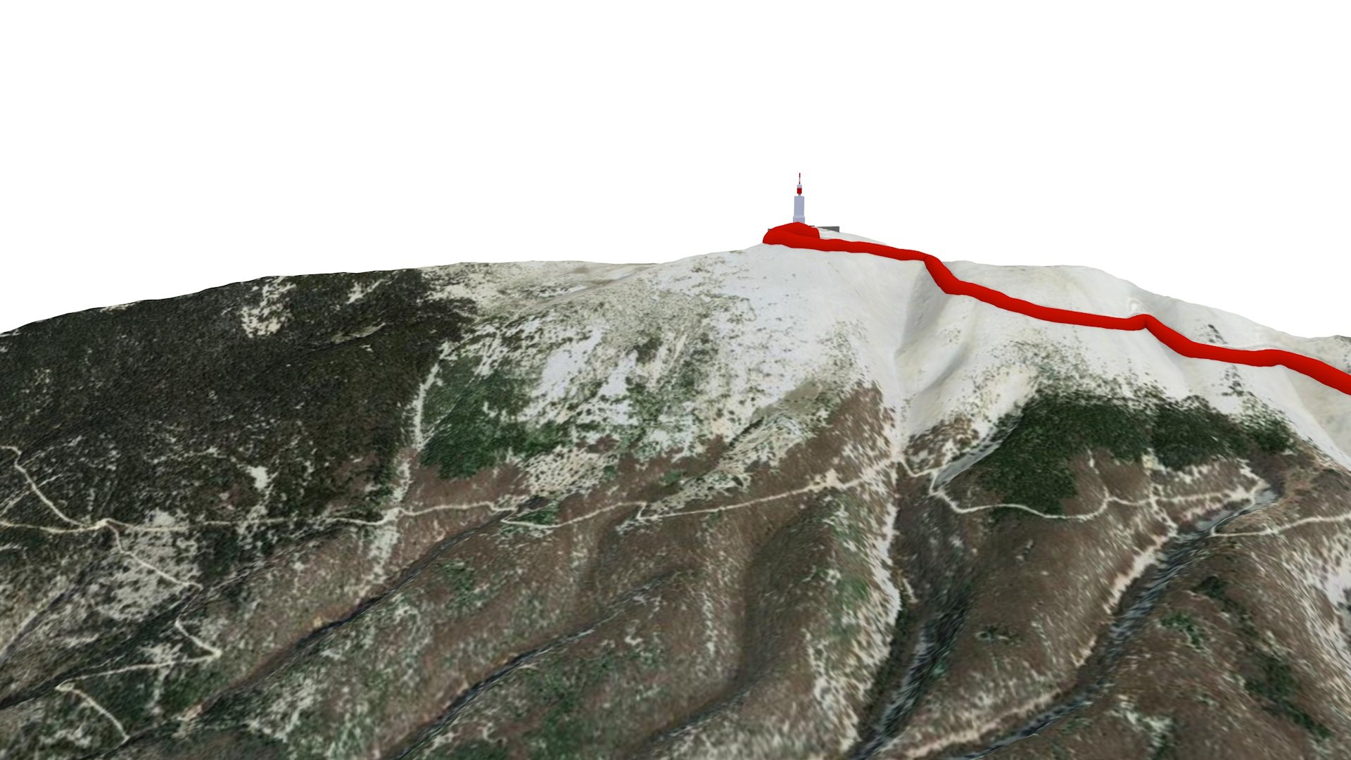Mount Ventoux 1 Via Bedouin 3D Model - TurboSquid 1992923