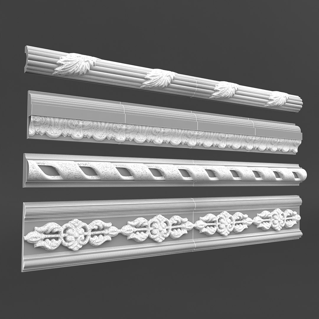 3D Classic Ceiling Pattern 08 - TurboSquid 1517162
