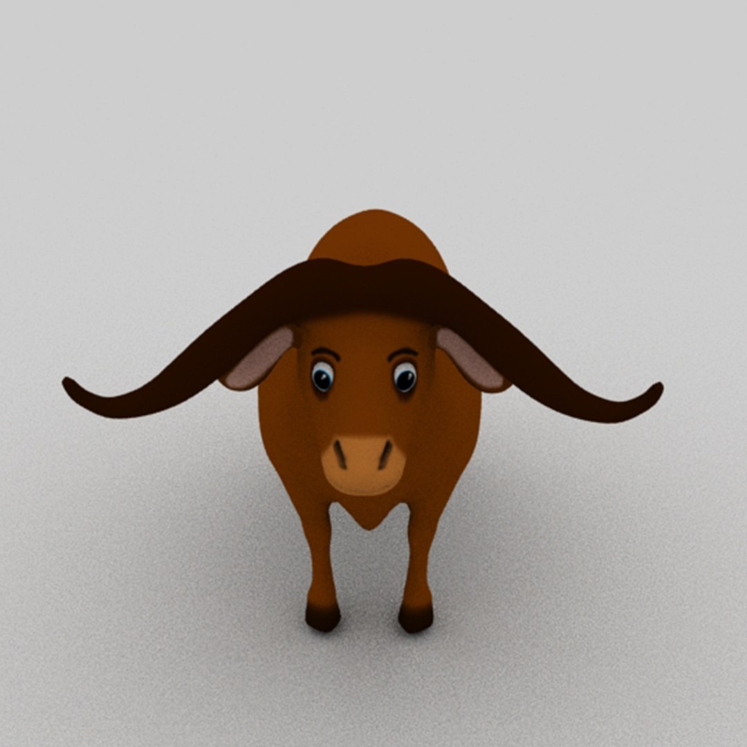 3D Bull model - TurboSquid 1775244
