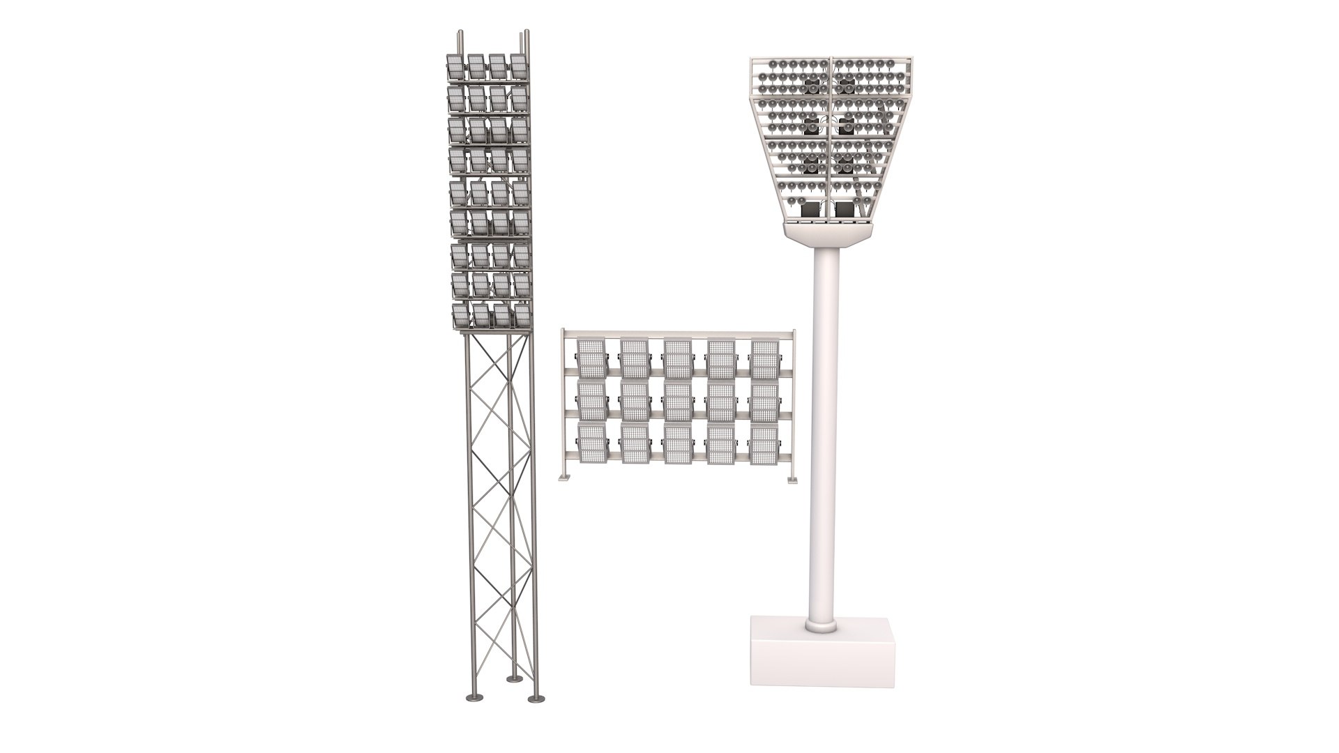 3D Stadium Lights - TurboSquid 2293954