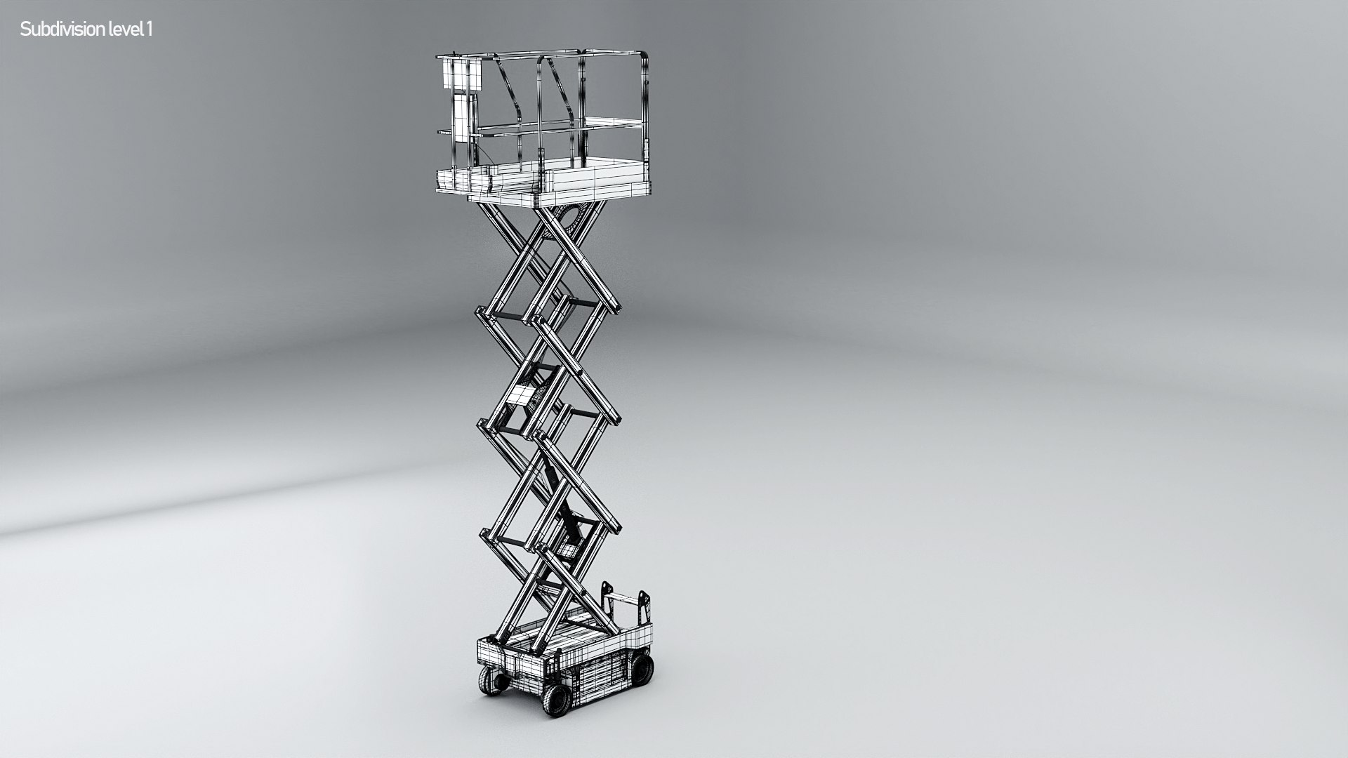 3D Warehouse Electric Scissor Platform Lift Model - TurboSquid 2187147