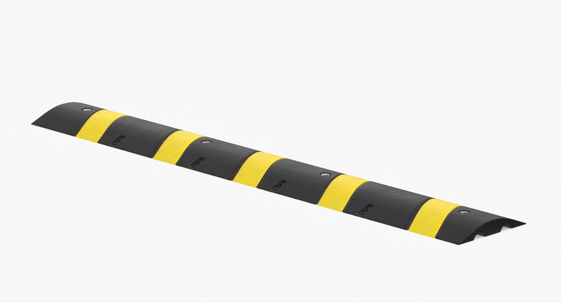 Speed Bump Rubber Clean And Dirty 3D Model - TurboSquid 1862880