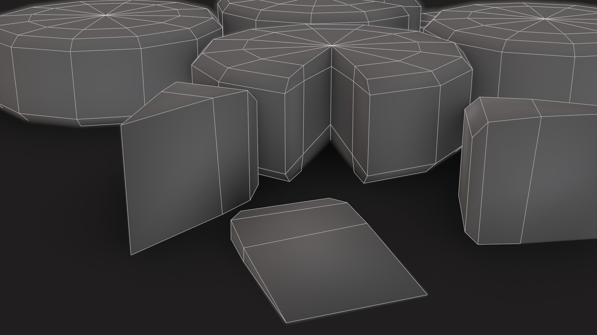 3D Cheese Food Set Model - TurboSquid 2165060