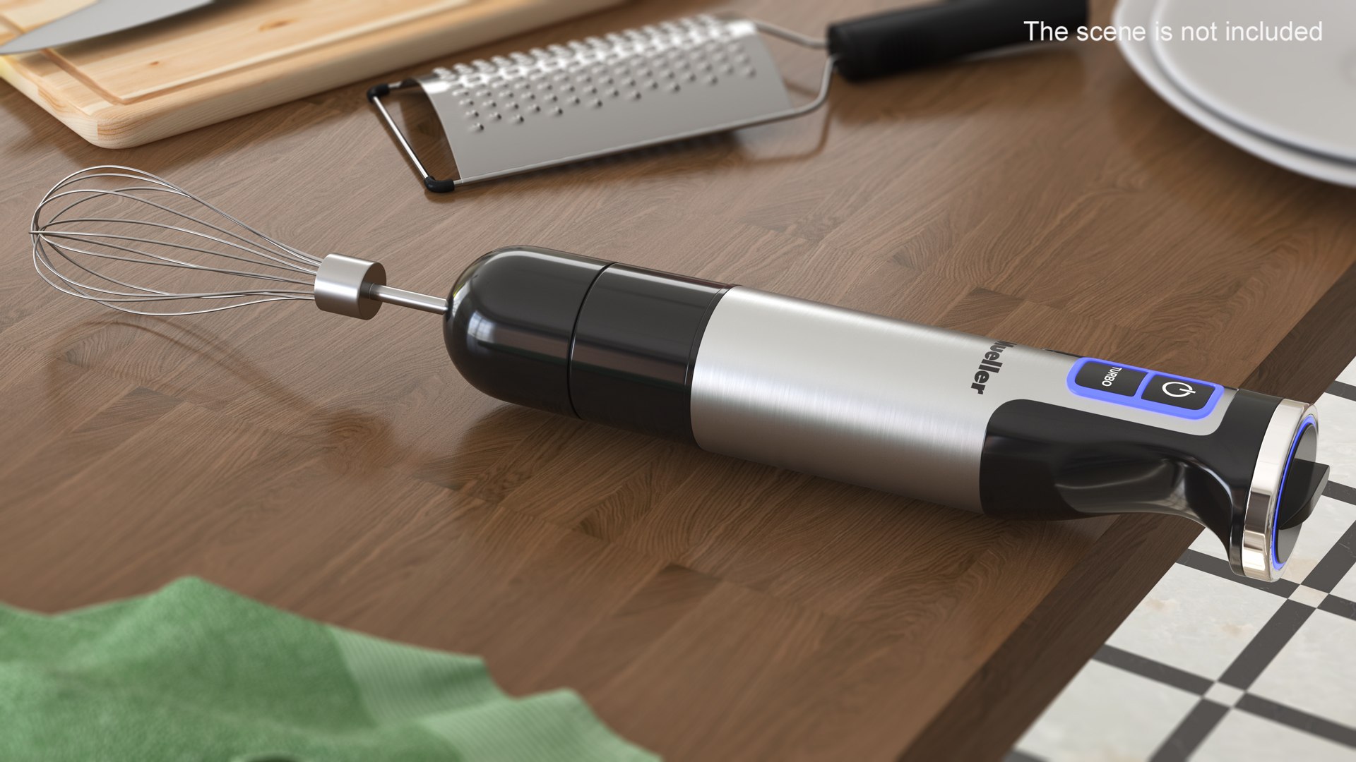 Hand Blender Mueller With Egg Whisk 3D - TurboSquid 2163475