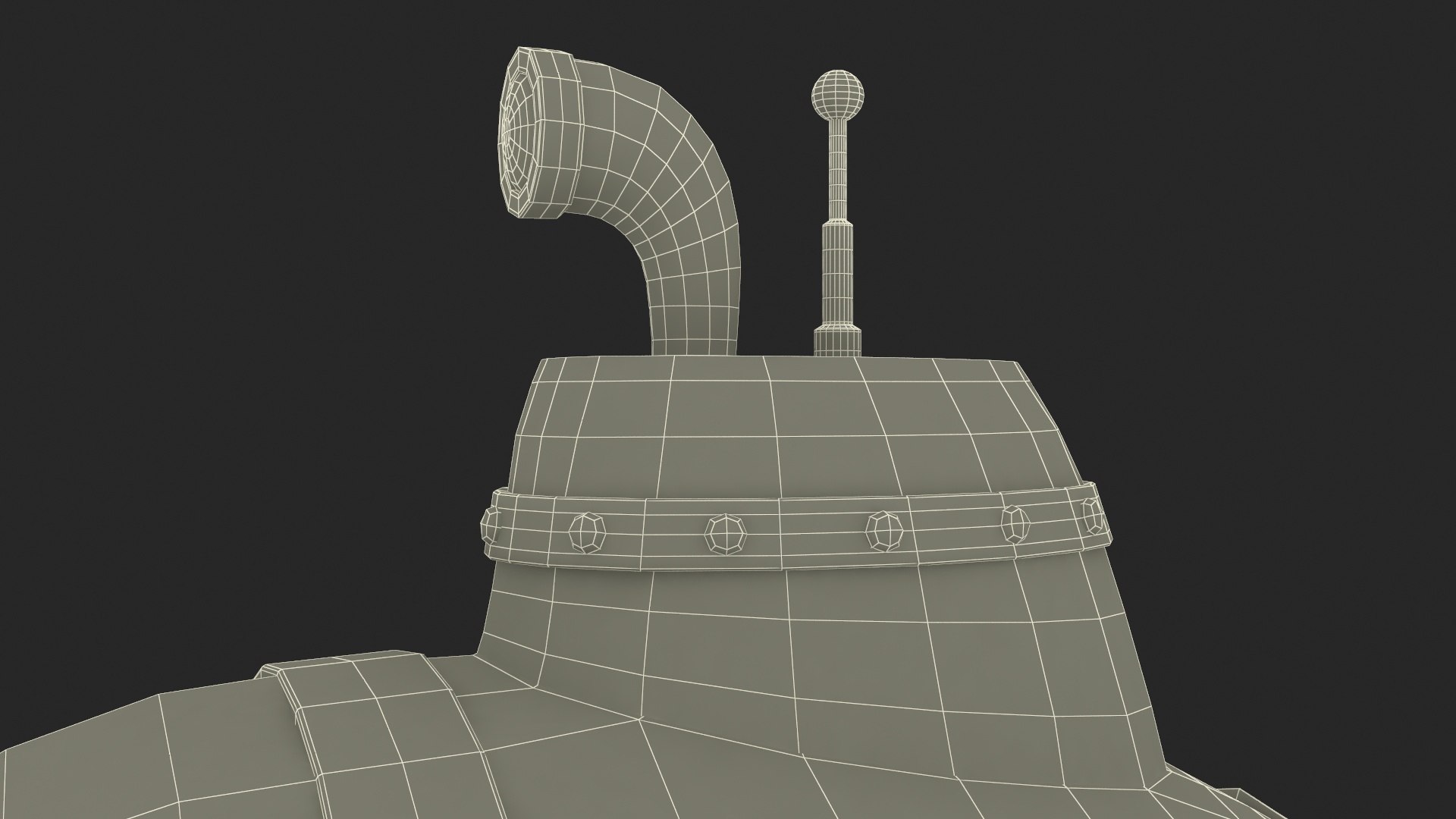 3D Cartoon Style Submarine Pink Model - TurboSquid 2219818